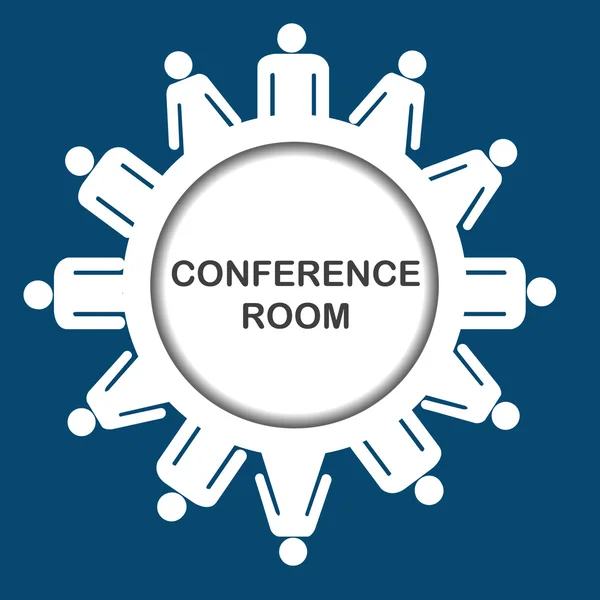 Colorful meeting room icon Stock Vector by ©hibrida13 78387552