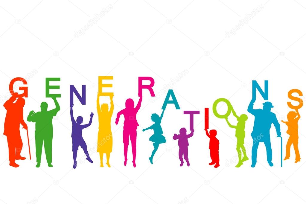 Generations Concept With People — Stock Vector © Hibrida13 60358055
