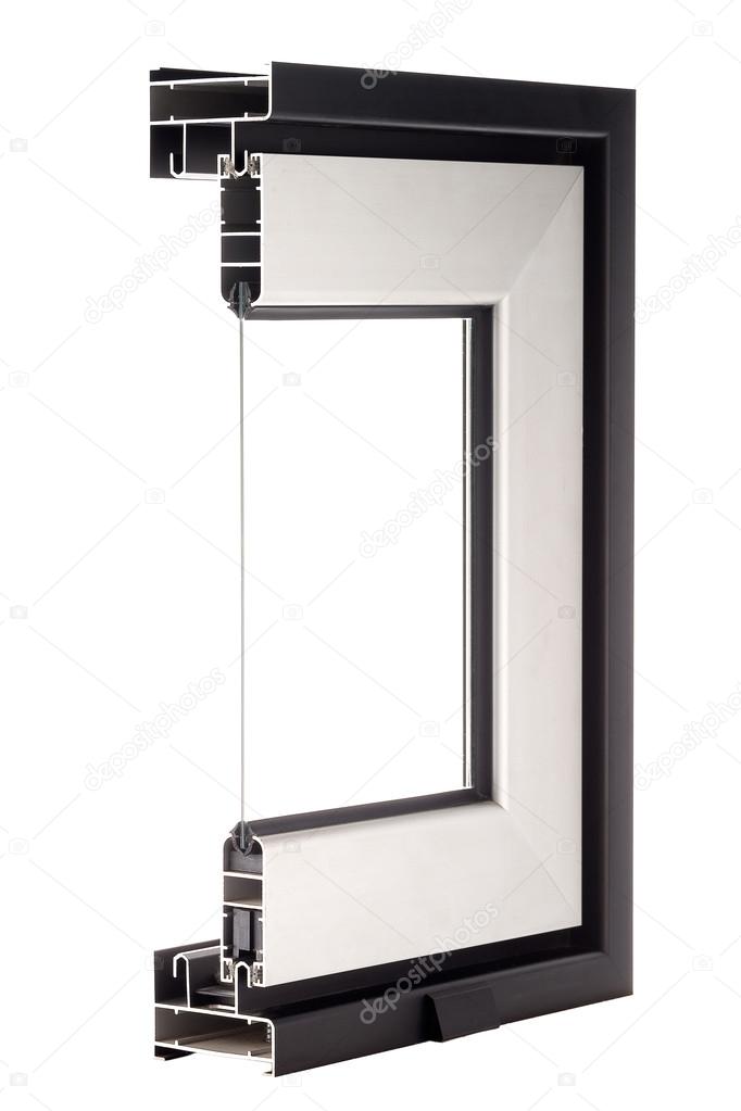 Aluminium window sample Stock Photo by ©homydesign 100718306