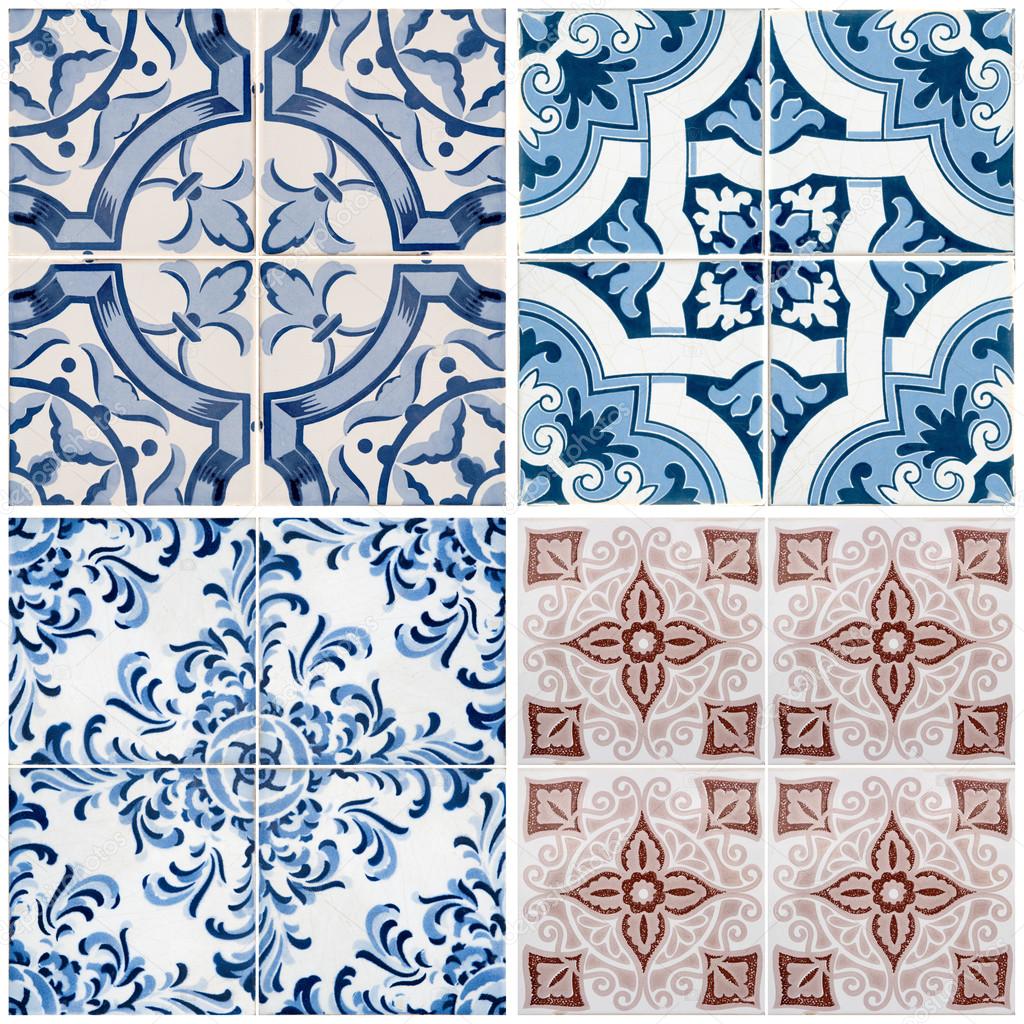 Vintage ceramic tiles Stock Photo by ©homydesign 88053750
