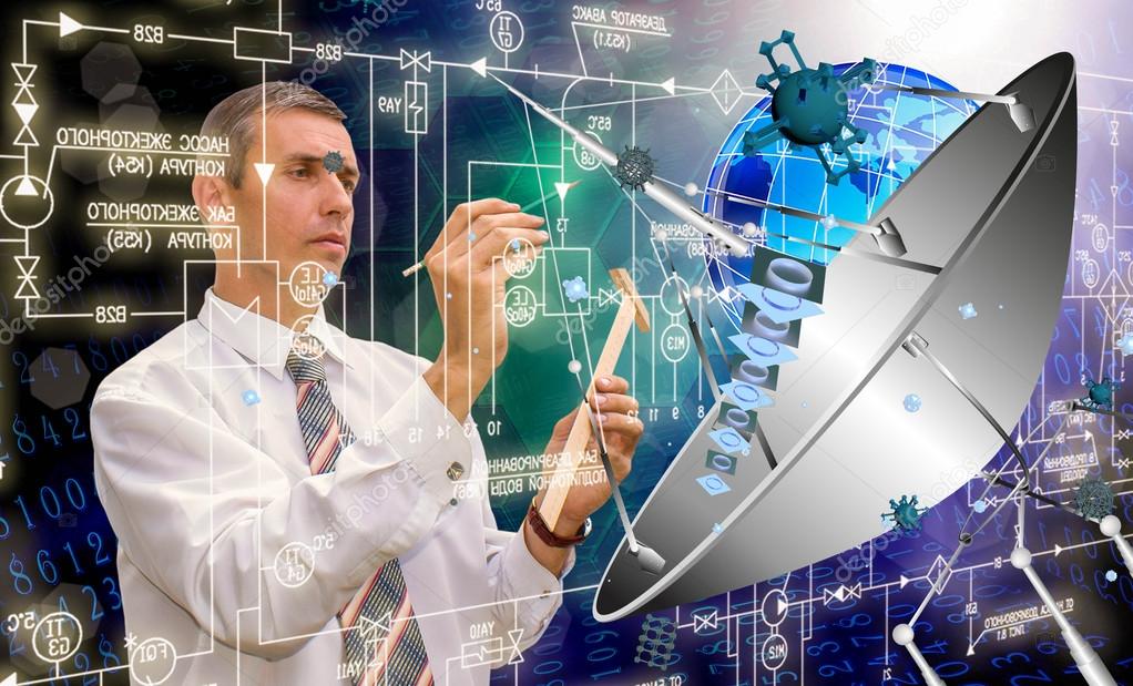 Science.Cosmos engineering connection technology Stock Photo by ...