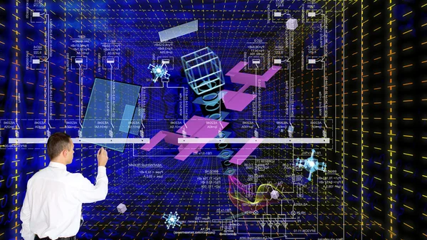 Engineering cosmic technology - Stock Image - Everypixel