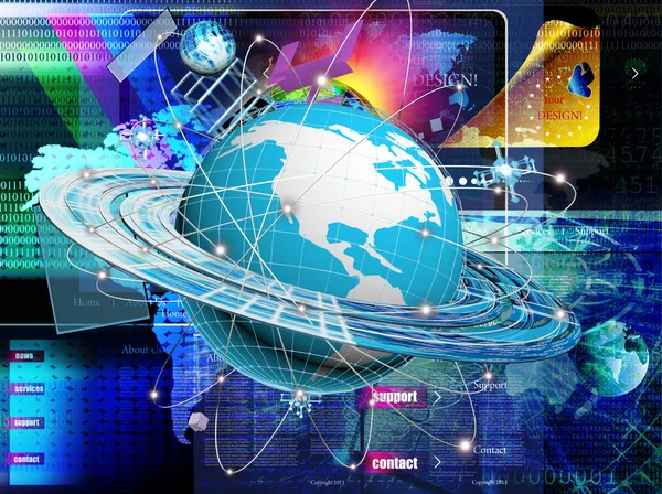 Global Worldwide Network of — Stock Photo © ArenaCreative #6616979