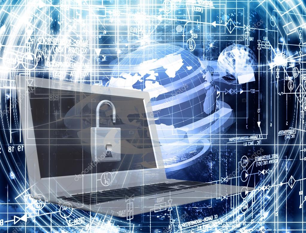 Innovation connection technology.Generation computer innovation — Stock ...