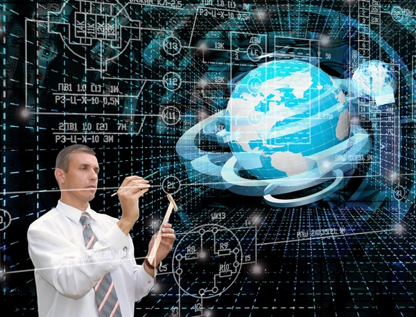 Innovation connection technology.Generation computer innovation - Stock ...