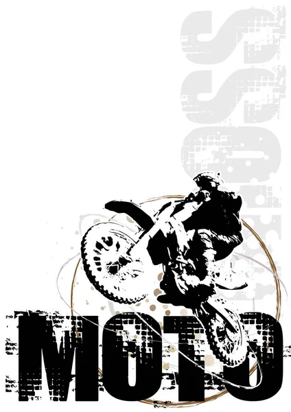 Motocross poster background Stock Vector by ©ranker666 3434274