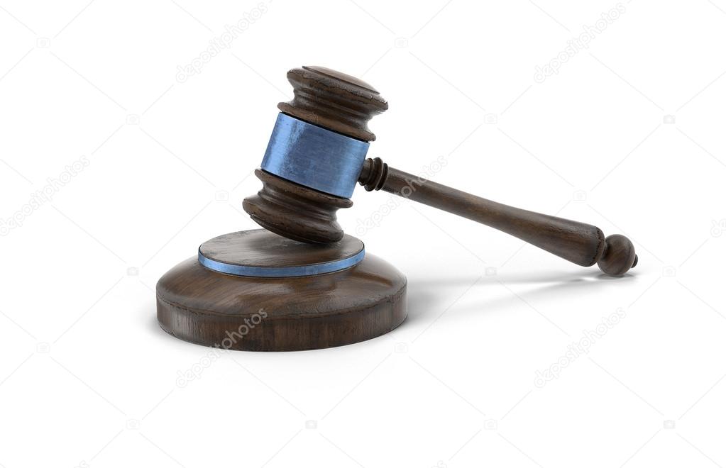 Gavel on white Stock Photo by ©fitimi 111228050