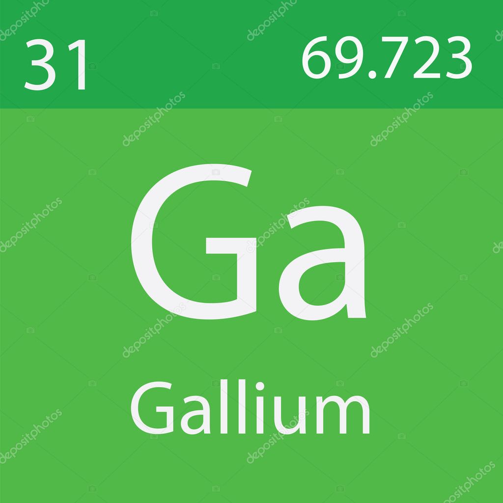 Gallium Element Periodic Table Stock Photo by ©bigfatnapoleon 103723682