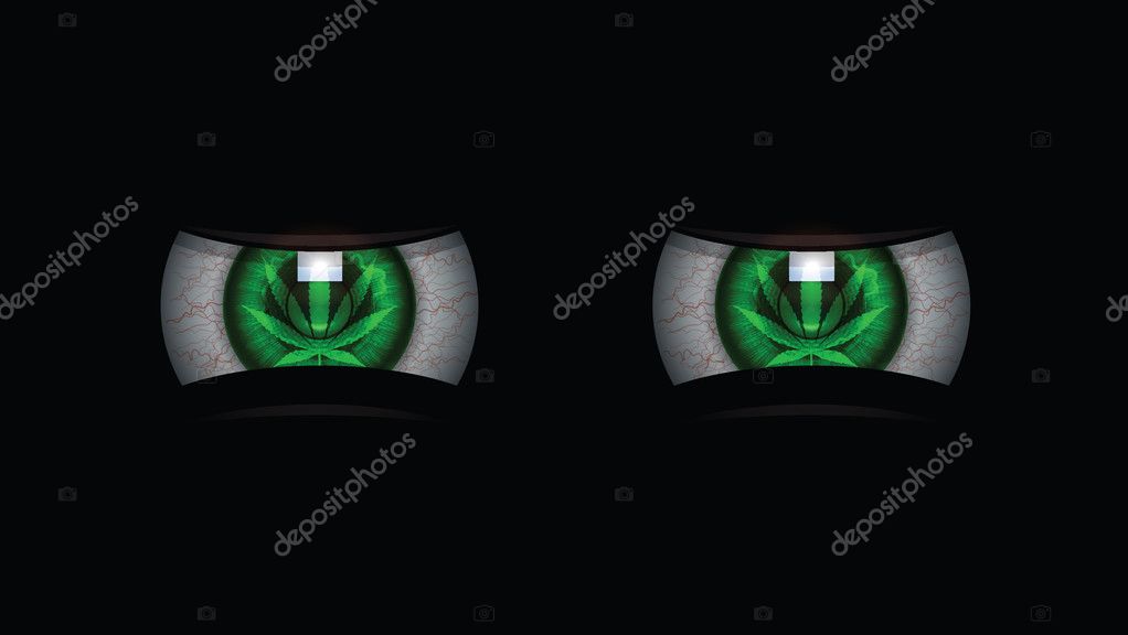 Weed Smokers Eyes