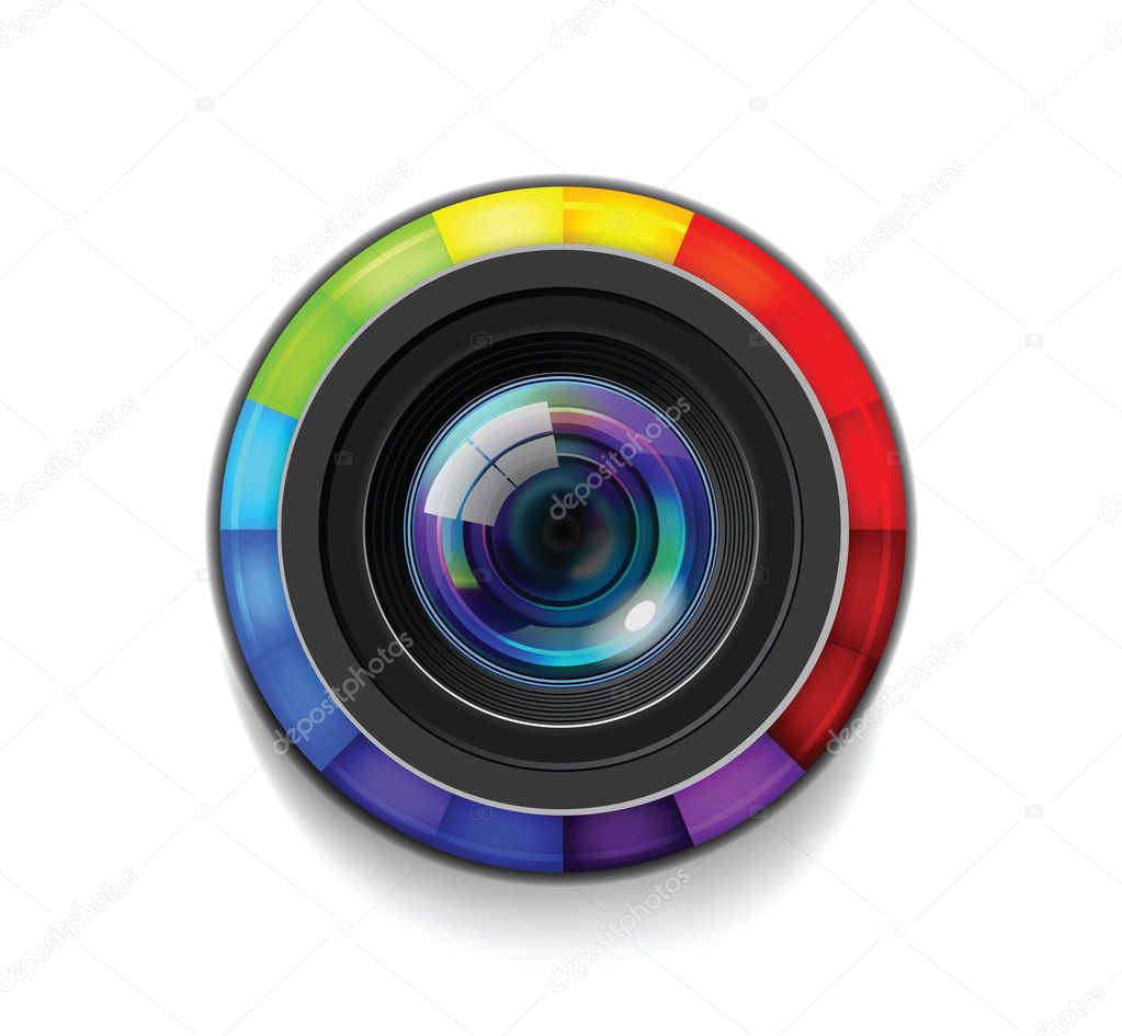 Camera Lens Color Wheel Stock Photo by ©bigfatnapoleon 103732664
