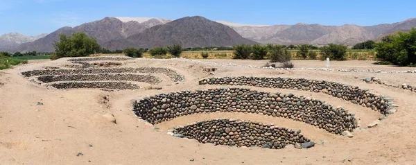 Acueducto Cantalloc en Nazca o ciudad de Nazca, acueductos espiral o ...