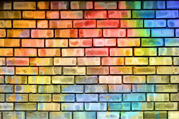 Colorful Brick Wall Background Stock Photo by ©Ensuper 221569376