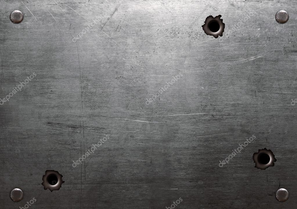 Metal Plate With Bolts