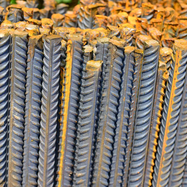 The ribbed rebar in the background photo Stock Photo by ©smereka 124062482