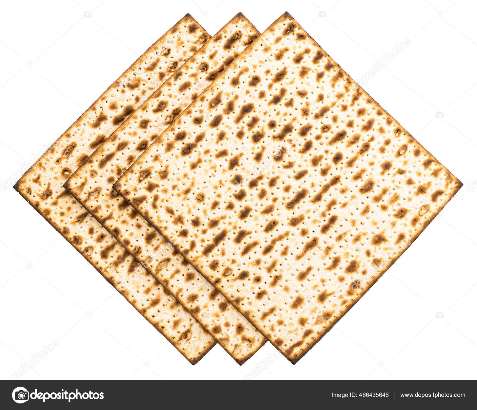 Matzo Isolated White Background Matzah Unleavened Bread — Stock Photo ...