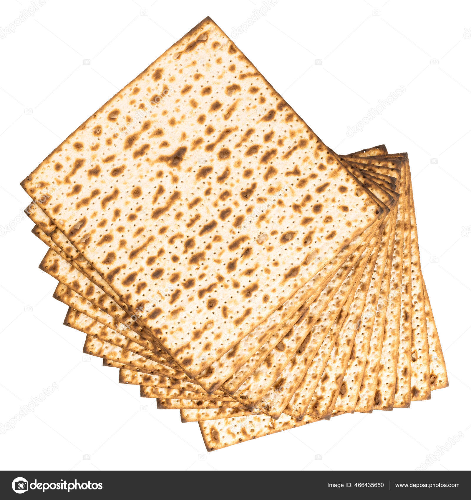 Matzo Isolated White Background Matzah Unleavened Bread — Stock Photo ...