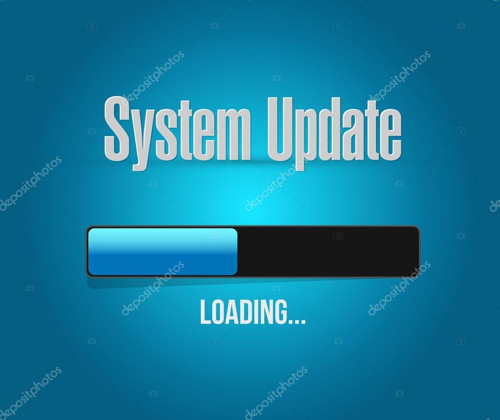 System update loading bar sign concept — Stock Photo © alexmillos ...