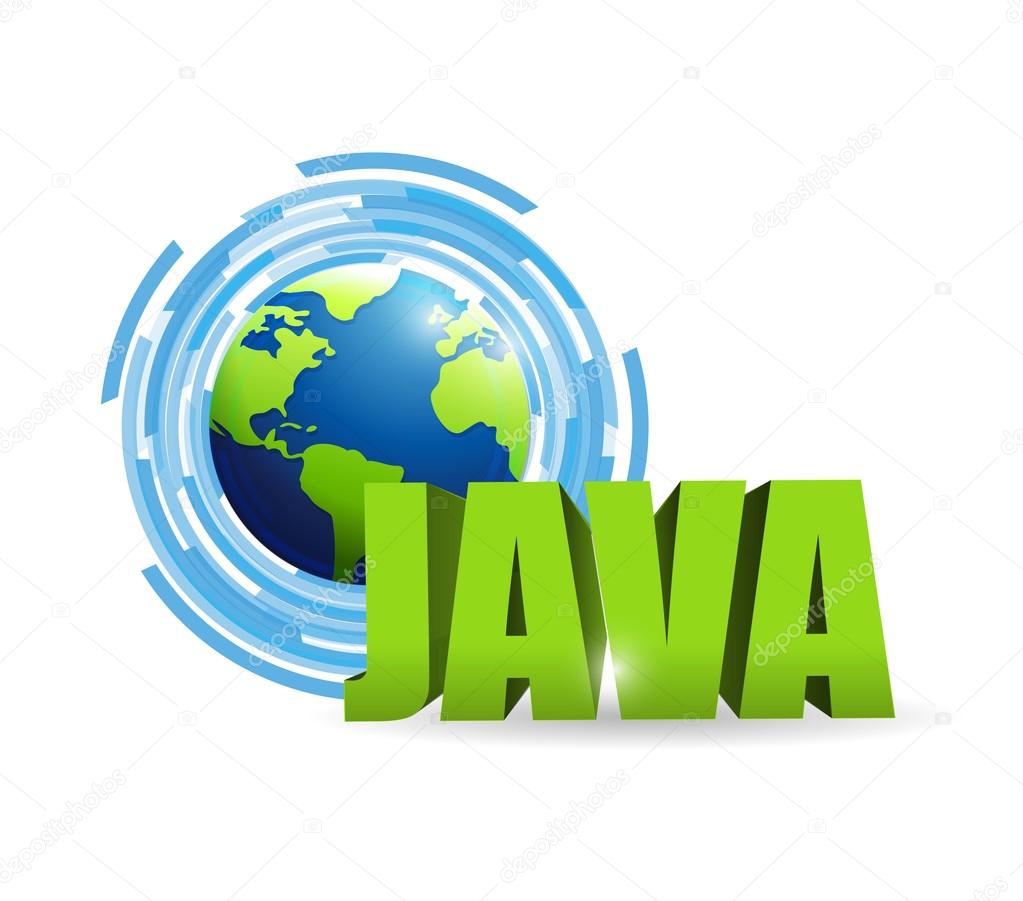 Java globe technology illustration Stock Illustration by ©alexmillos ...