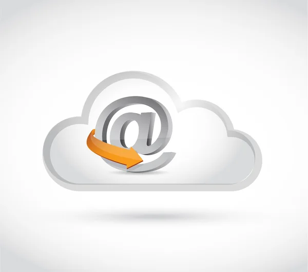 Internet cycle clouds and gears illustration Stock Illustration by ...