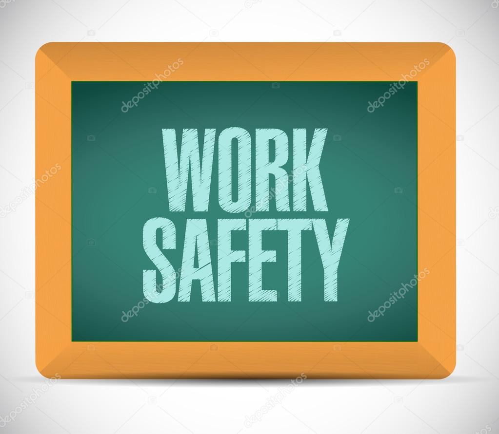 Work safety message illustration — Stock Photo © alexmillos #56063707