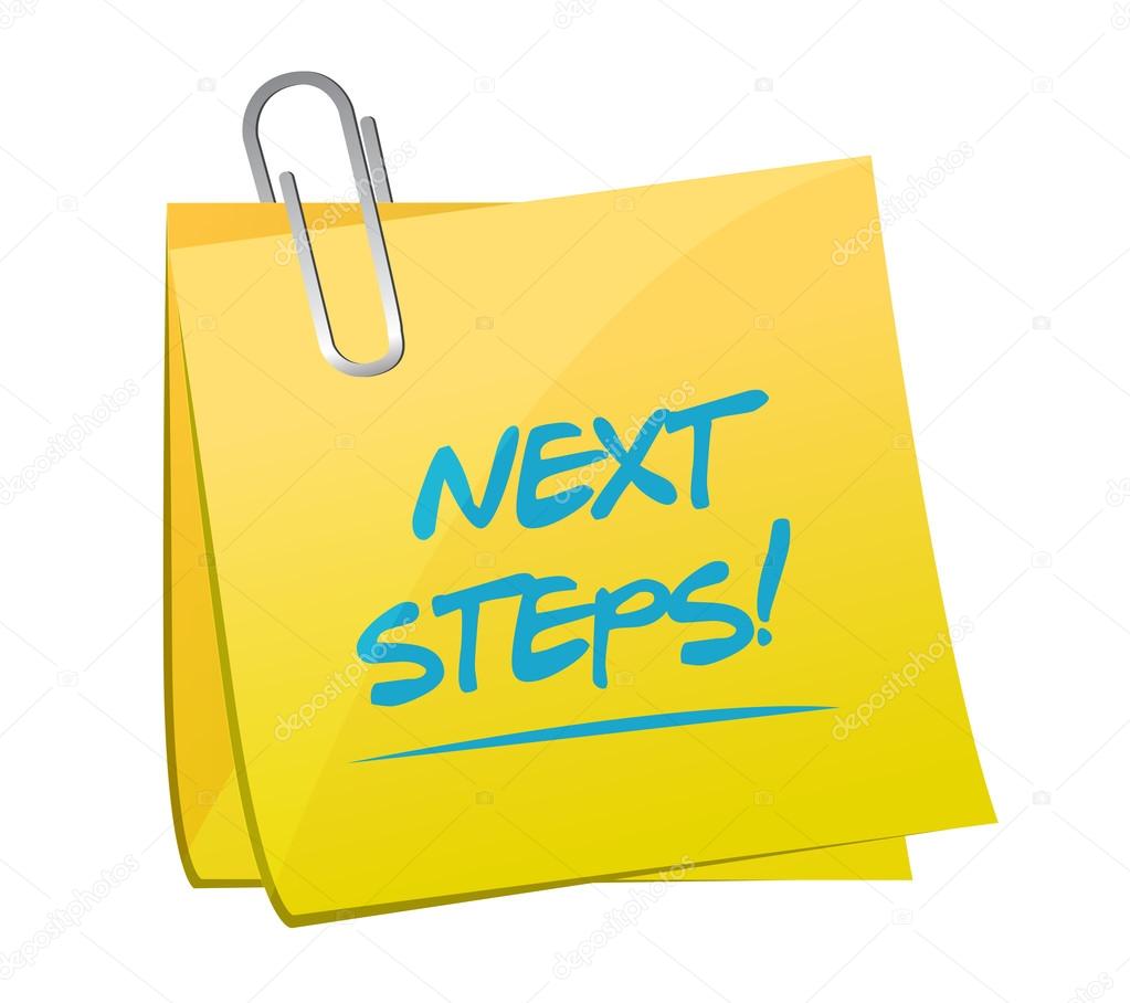 Próximos passos pós ilustração design — Fotografias de Stock ...