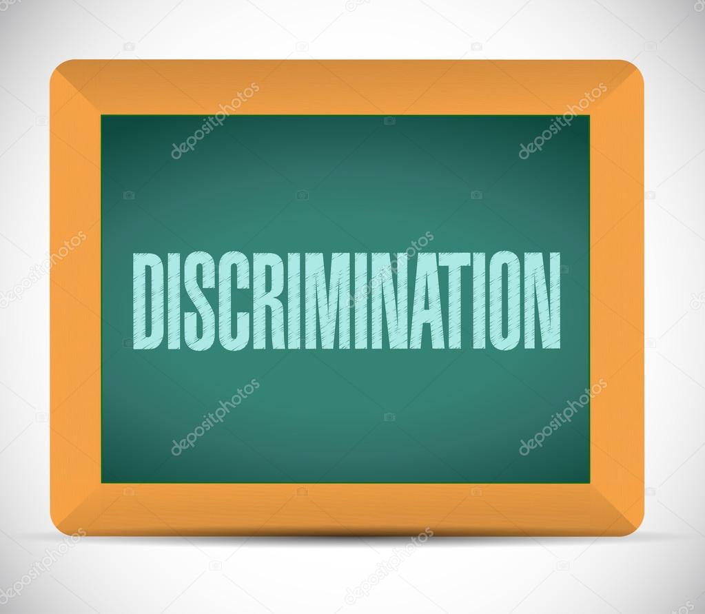 Discrimination message illustration Stock Photo by ©alexmillos 57272735