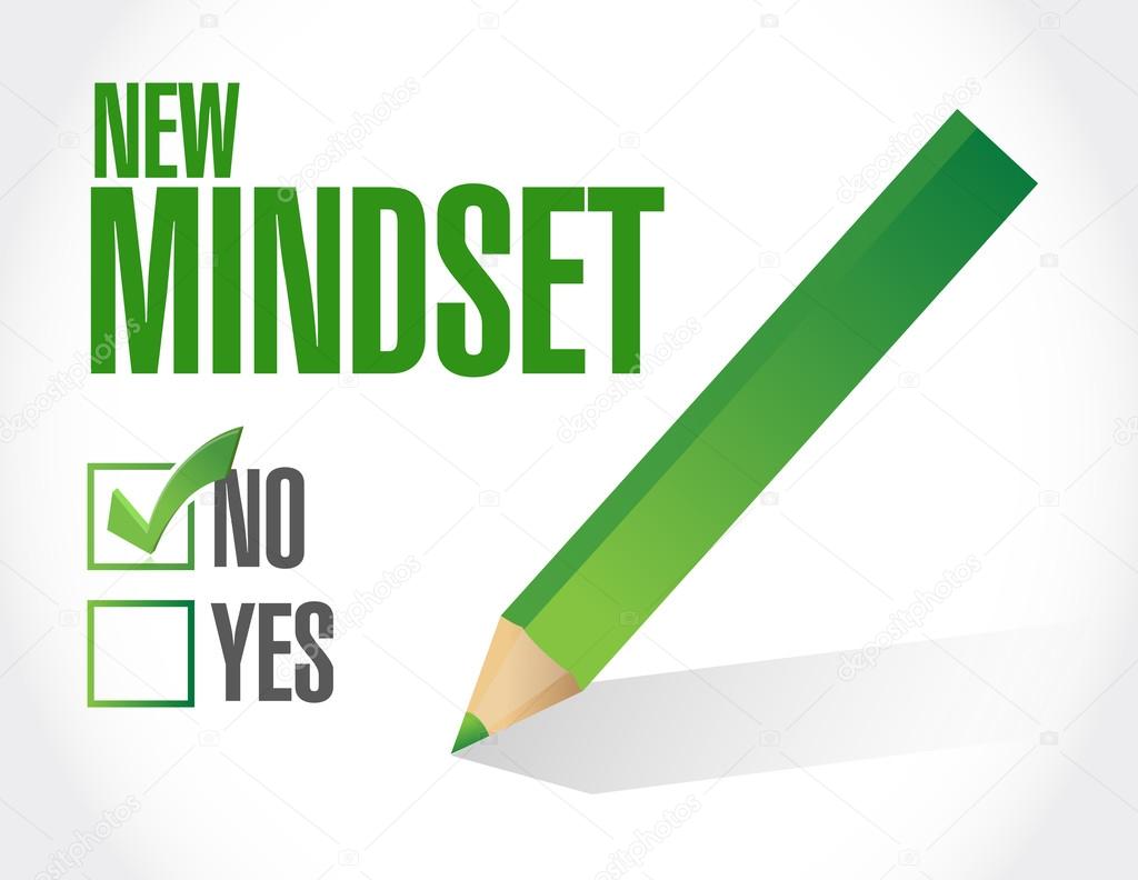 New mindset check list illustration Stock Photo by ©alexmillos 62124551