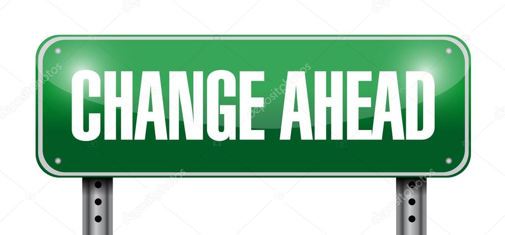 Change ahead road sign illustration design Stock Photo by ©alexmillos ... Change ahead road sign illustration design Stock Photo by ©alexmillos ...