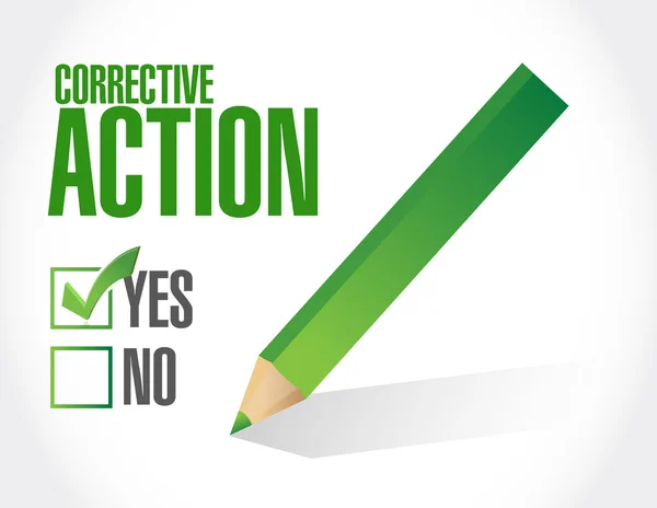 Corrective action concept illustration — Stock Photo © alexmillos #64557583