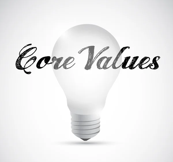 Core values puzzle pieces illustration design — Stock Photo ...