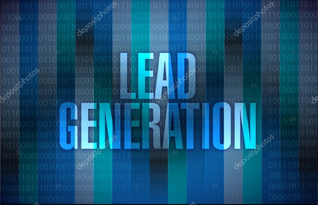 Lead generation sign illustration design — Stock Photo © alexmillos ...