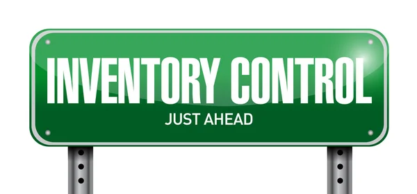 Inventory control road sign concept — Stock Photo © alexmillos #71630361