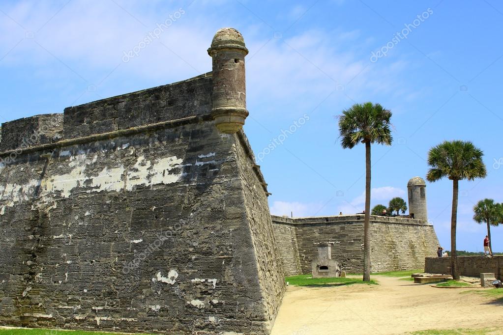 Castillo de San Marcos in St. Augustine, Florida. Stock Photo by ...