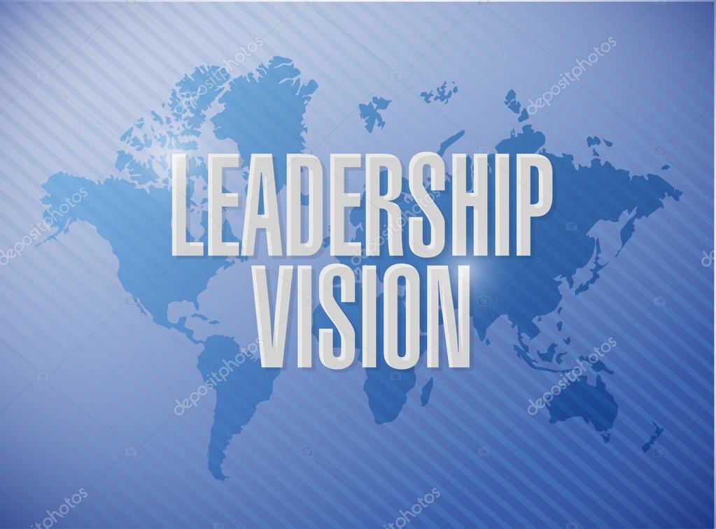 Leadership vision world map sign Stock Photo by ©alexmillos 78563556