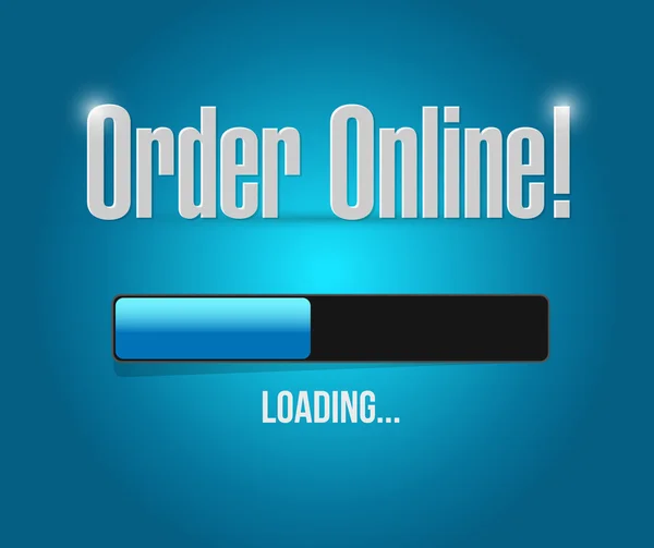 Order online loading bar sign concept - Stock Image - Everypixel
