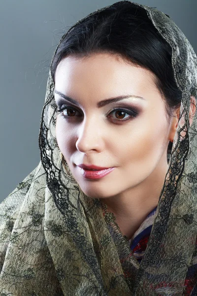Indian beauty face Stock Photo by ©lenanet 45827665