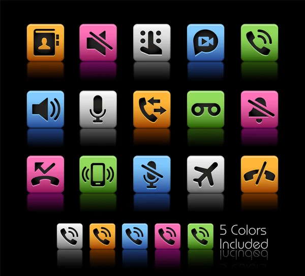 Phone Calls Icons - Gelcolor Series Stock Vector Image by ©palsur ...
