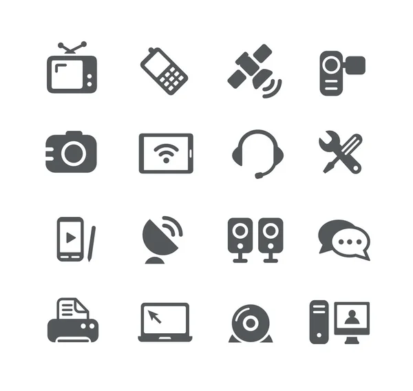 Communication Icons // Azure Series — Stock Vector © palsur #13687895 Communication Icons // Azure Series — Stock Vector © palsur #13687895