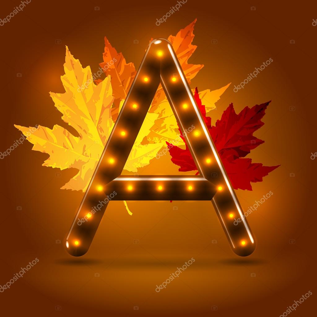 Capital A letter — Stock Vector © illuland #53457623