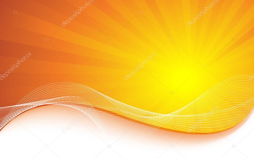 Abstract Orange Background Vector Illustration Stock Vector Image By