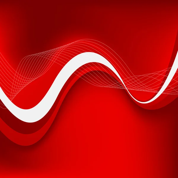 Abstract red background with wave. Vector illustration Stock Vector ...