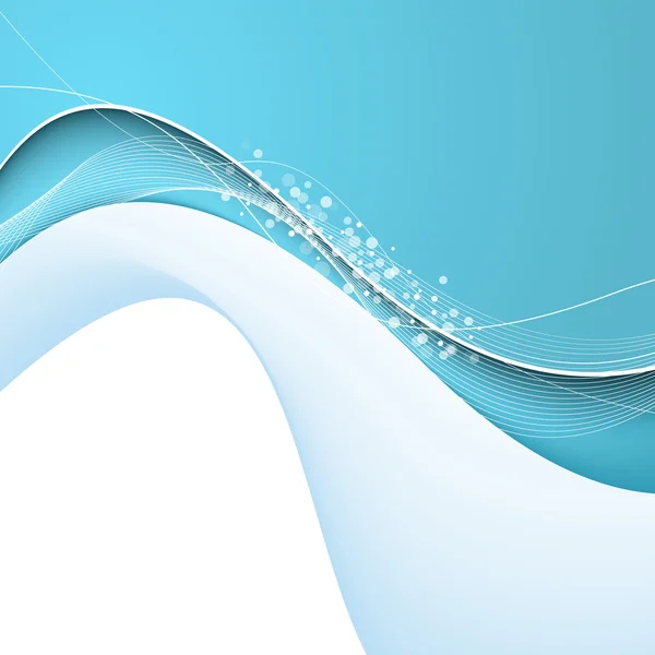 Abstract blue background with wave. Vector illustration Stock Vector by ...