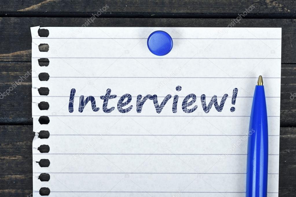 Interview text on page and pen Stock Photo by ©fuzzbones 121740350