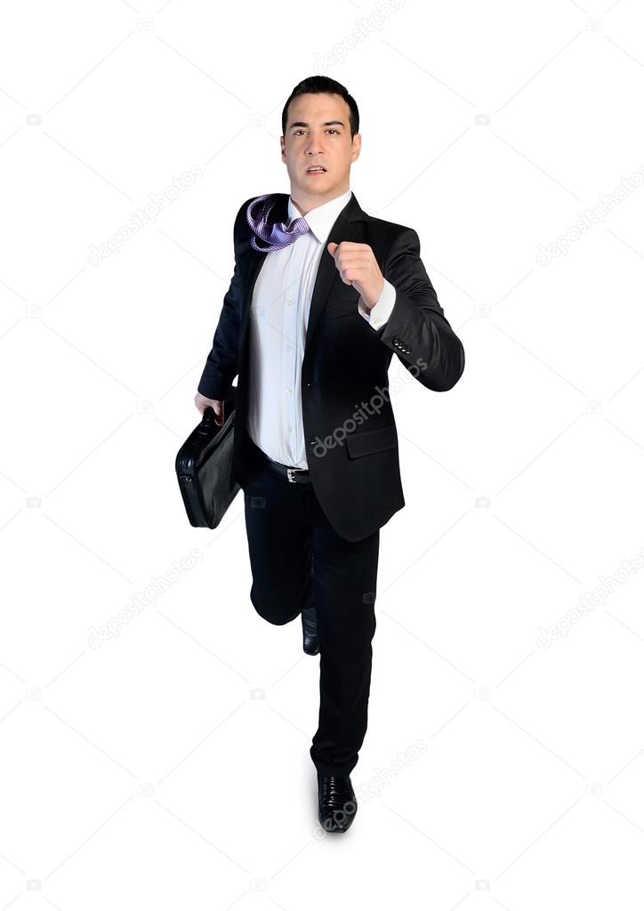 Business man running away Stock Photo by ©fuzzbones 63332767