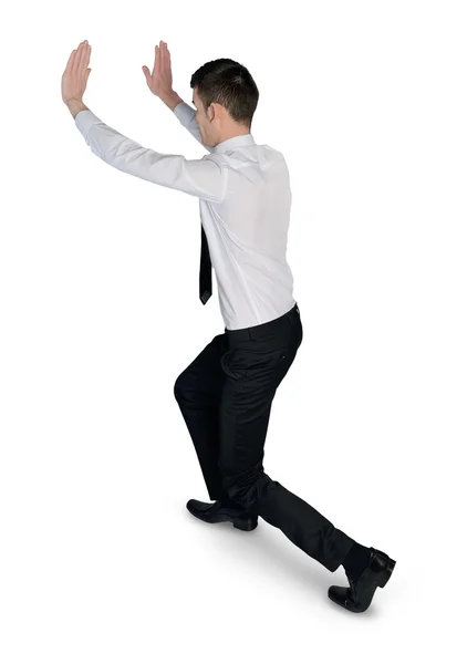 Business man running away — Stock Photo © fuzzbones #63332753