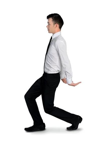 Business man running away — Stock Photo © fuzzbones #63332753