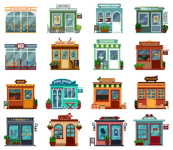 ᐈ Stores stock vectors, Royalty Free stores illustrations | download on ...