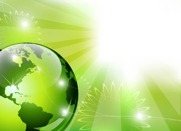 Organic green abstract composition — Stock Vector © adigrosu #70966491