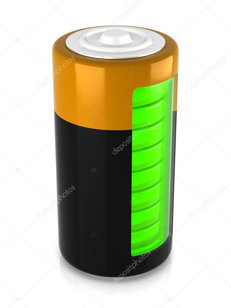 A battery model — Stock Photo © apopium #118101540