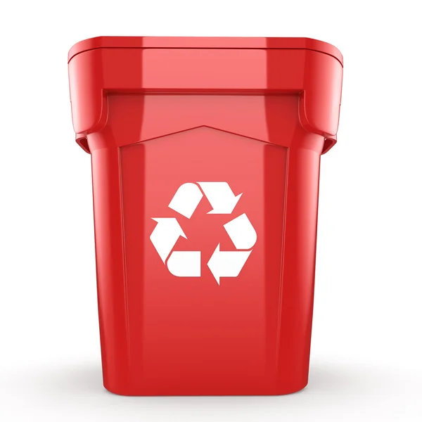 3D rendering Red Recycling Bin Stock Photo by ©apopium 119312796